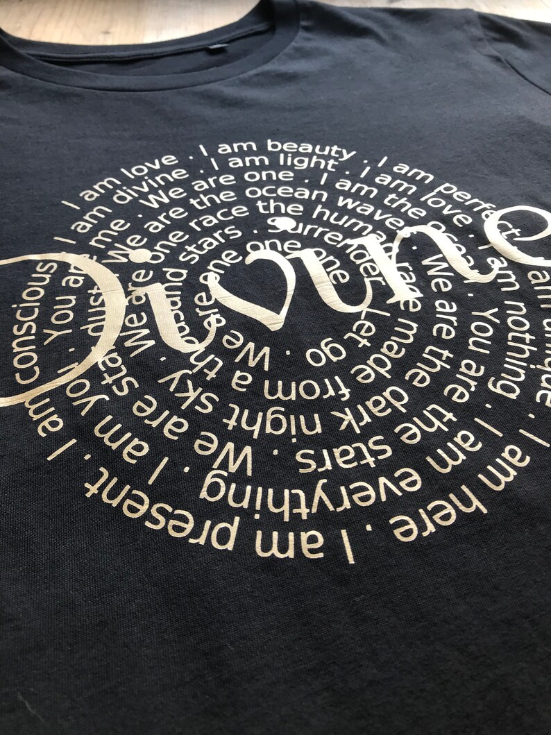 DIVINE T-shirt GODDESS Love Beauty Perfection Unique Natural - Etsy UK