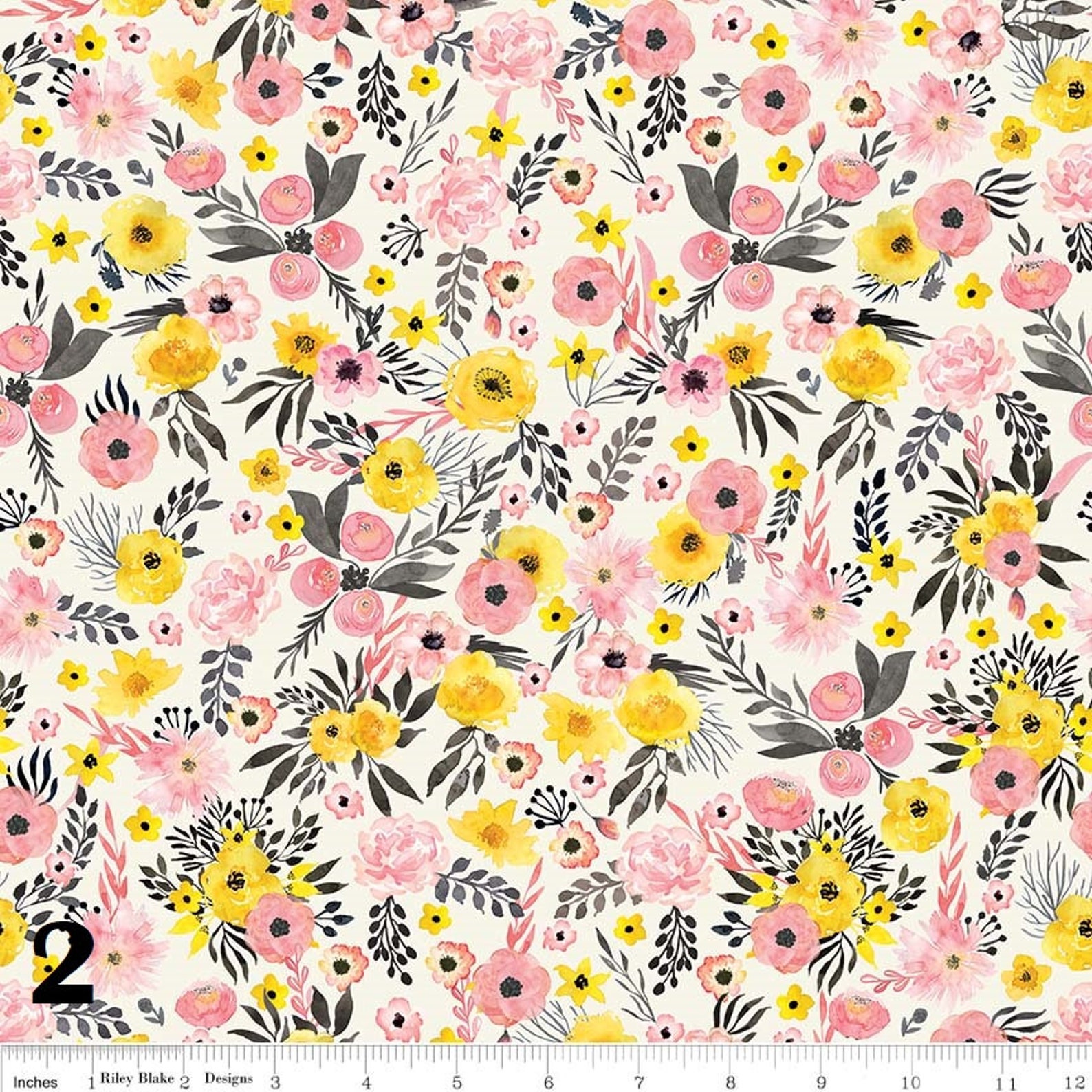 Petal Lane cream by Bobunny for Riley Blake - Etsy