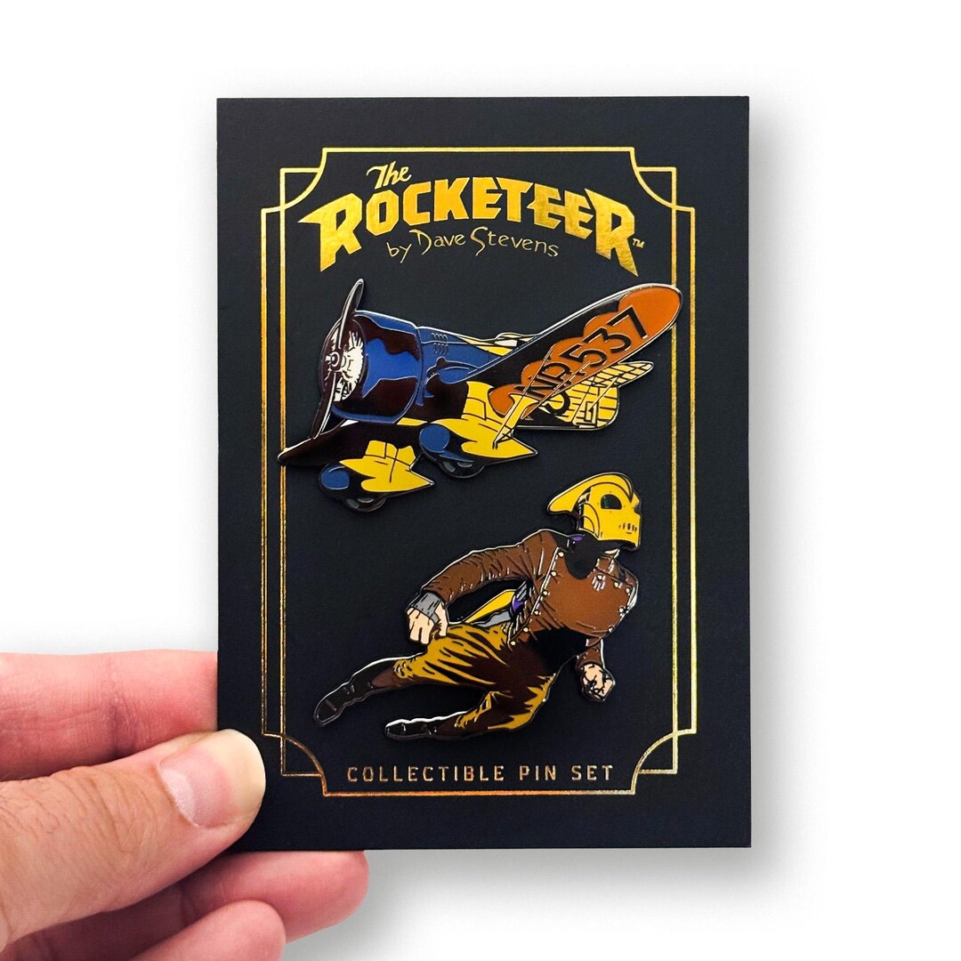 The Rocketeer – Two Pin Collector's Set - Etsy