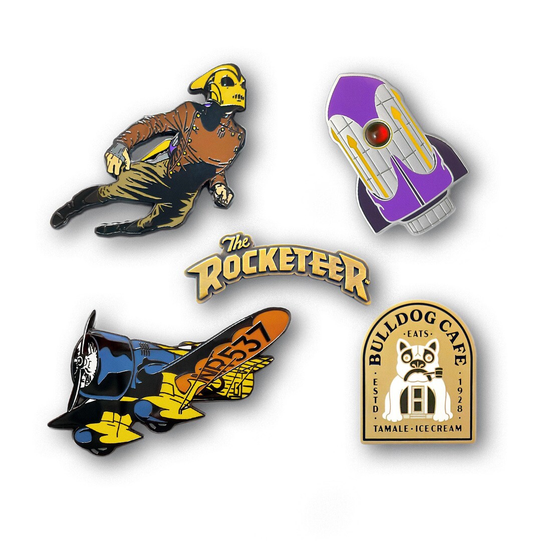 The Rocketeer – Collector's Pin Set - Etsy