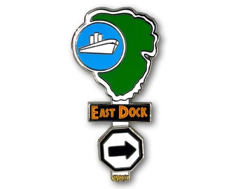 Jurassic Park East Dock Sign - Etsy Australia
