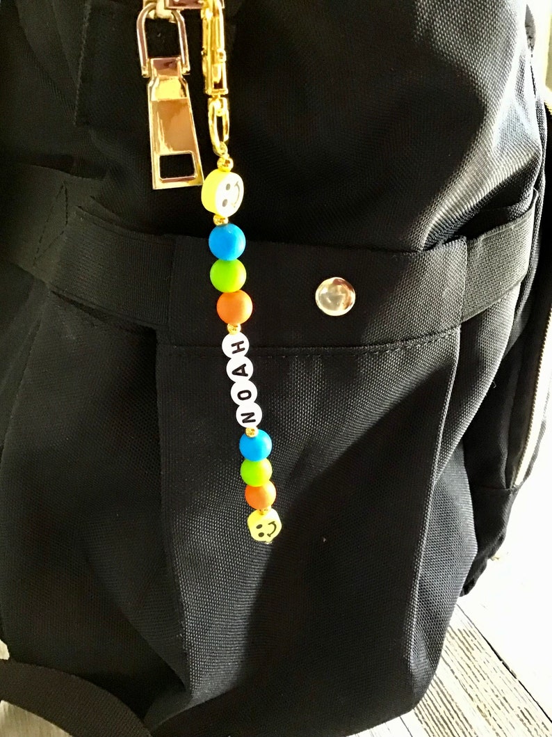 Personalized Child's Zipper Pull, Custom Name Zipper Fob, Back to ...