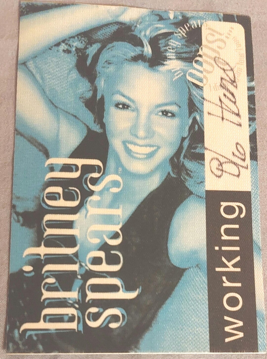 Britney Spears Backstage Pass From Her 1st Tour! - Etsy