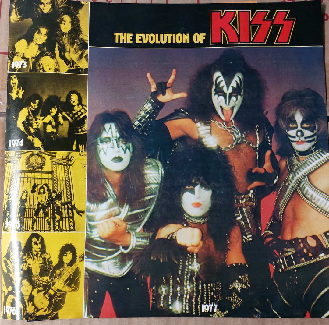 KISS Collectibles You Get the Evolution of Kiss Booklet, Guitar Picks ...