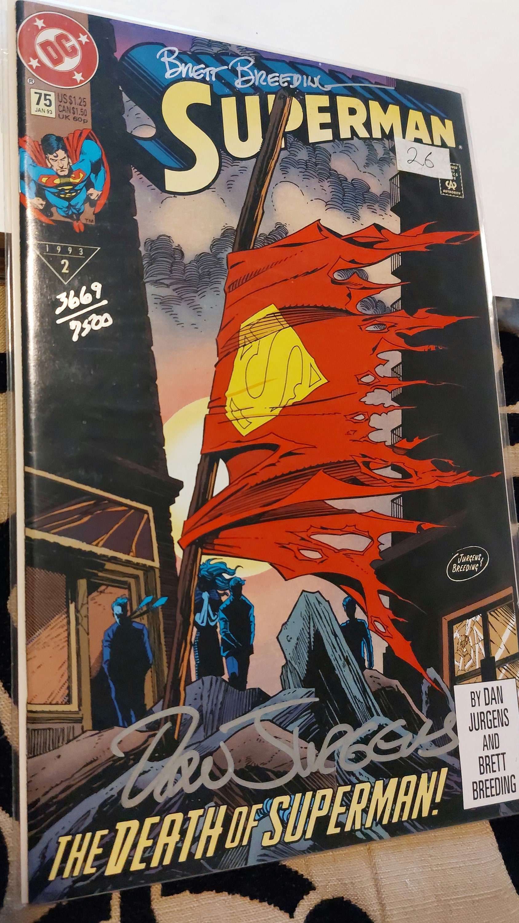 Death Of Superman Comic