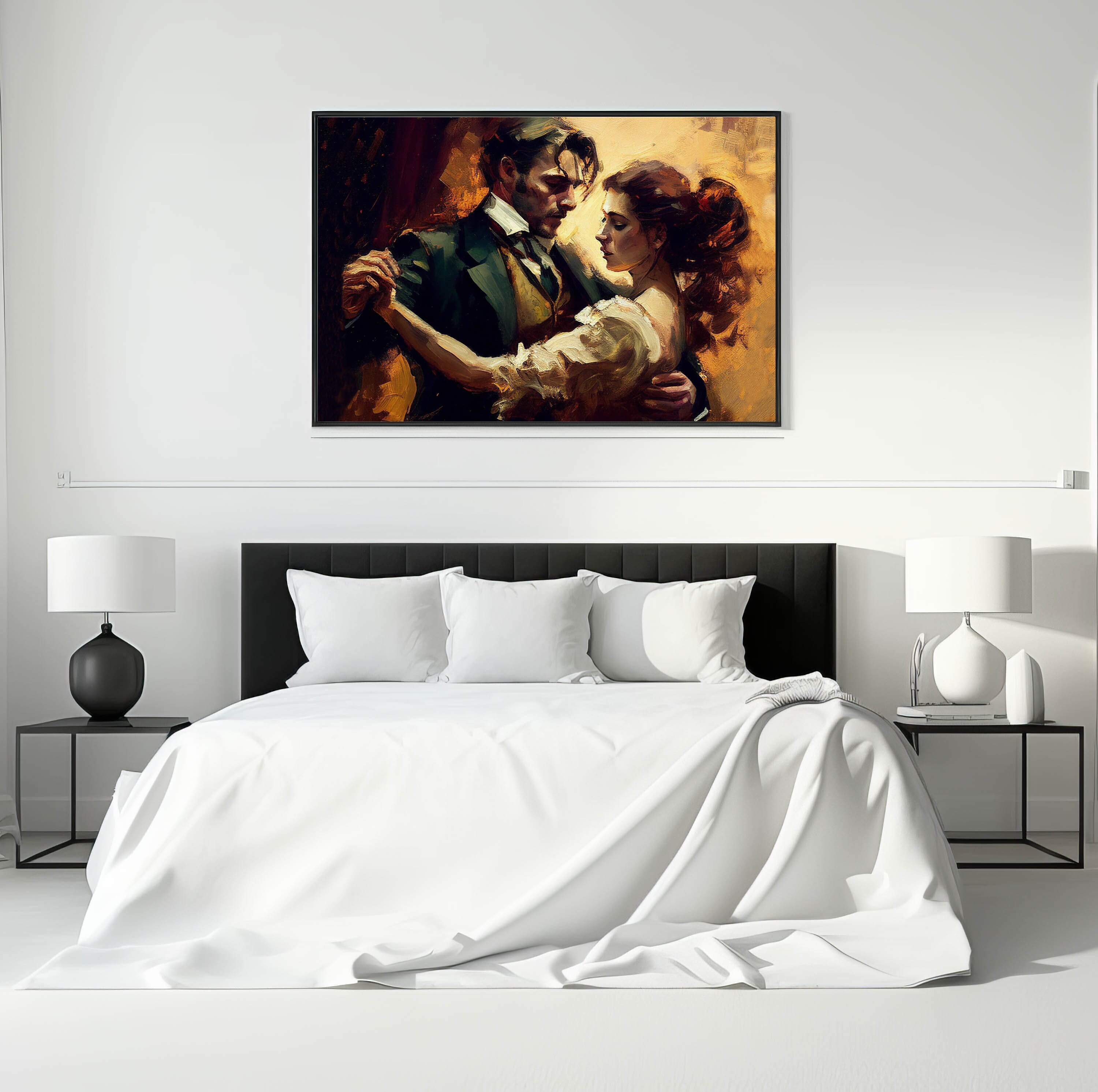 Couple Dancing Wall Art,dancing Couple Painting,baroque Painting ...