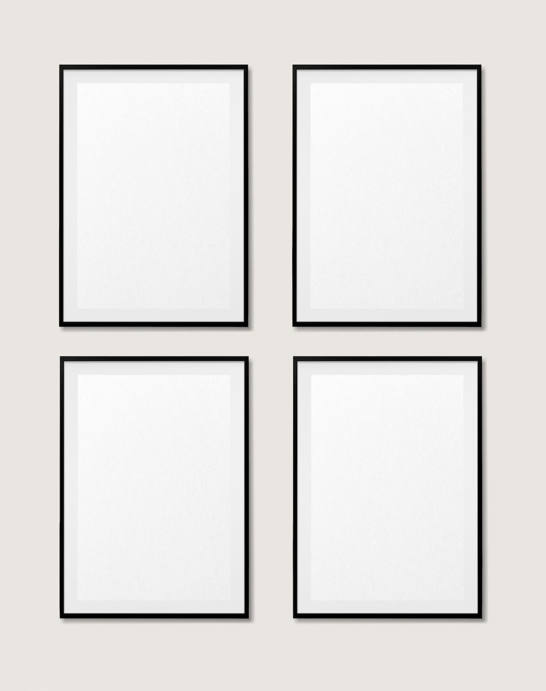 Four Frames Mockup, for Etsy Sellers, Mockup, Four Frames, PSD File ...