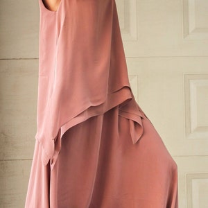 Pink Harem Set Woman Summer Jumpsuit Set Pink Harem Pants - Etsy