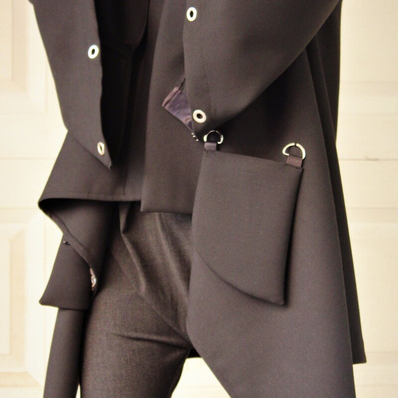 Asymmetrical Coat - Etsy