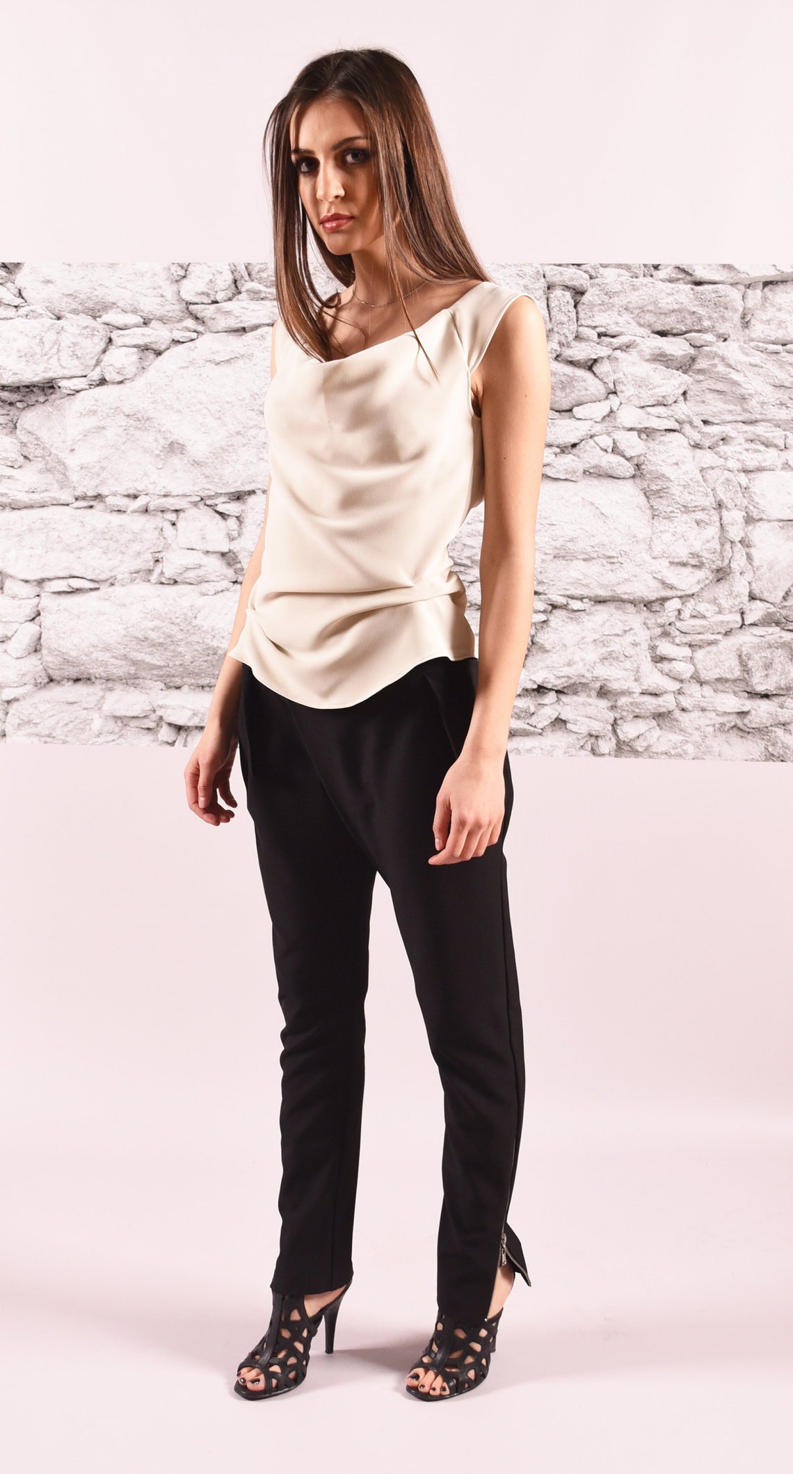 Minimalist Woman Top Sleeveless Top Summer Light Cotton Top - Etsy