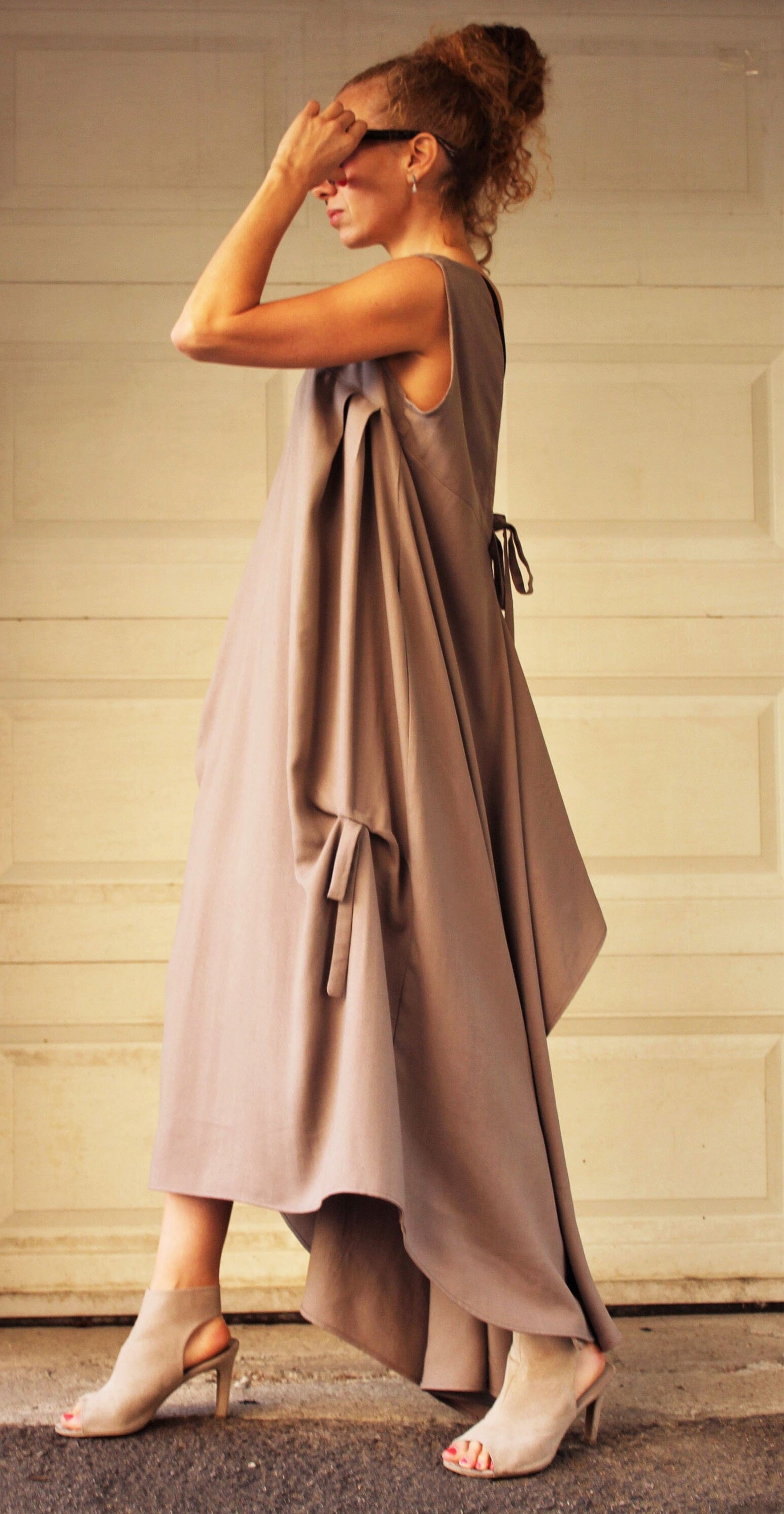 Urban Spring Dress Woman Sleeveless Baggy Loose Hippie Boho Minimalist ...