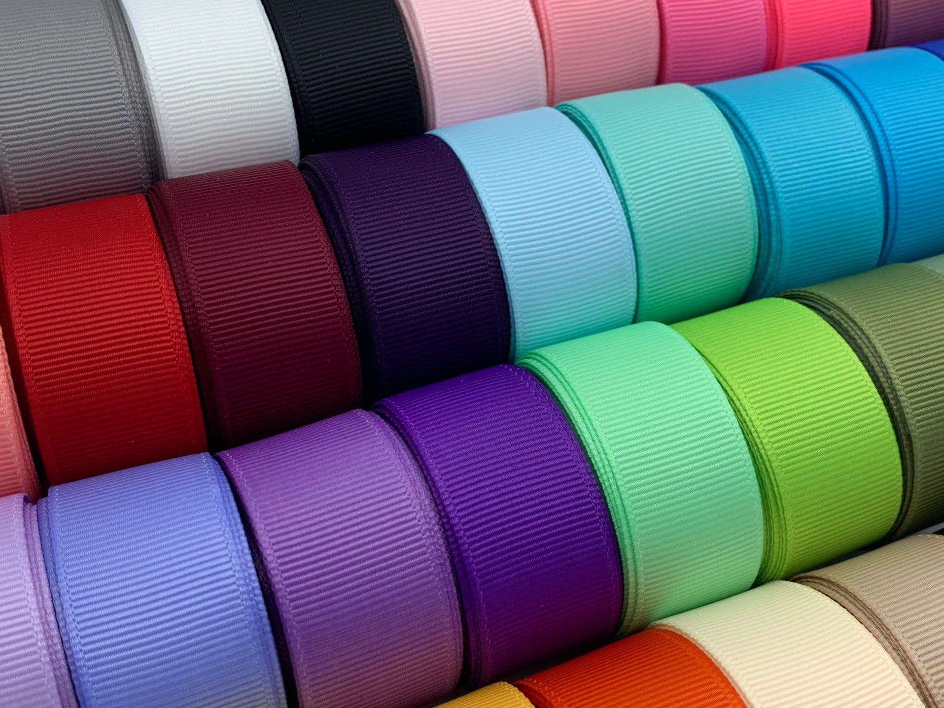 7/8 Solid Grosgrain Ribbon 5 Yards - Etsy