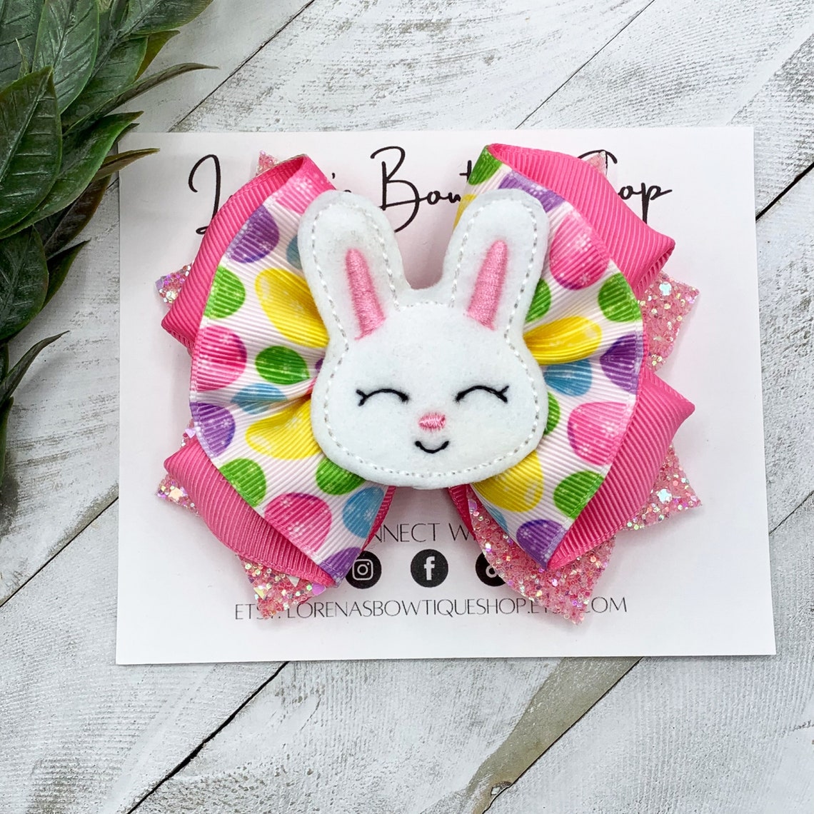 Easter Hair Bow, Spring Hair Accessories for Girls, Handmade Bows - Etsy