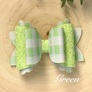 Pastel Gingham Hair Bows, Easter Plaid Bows, Spring Hair Bows - Etsy