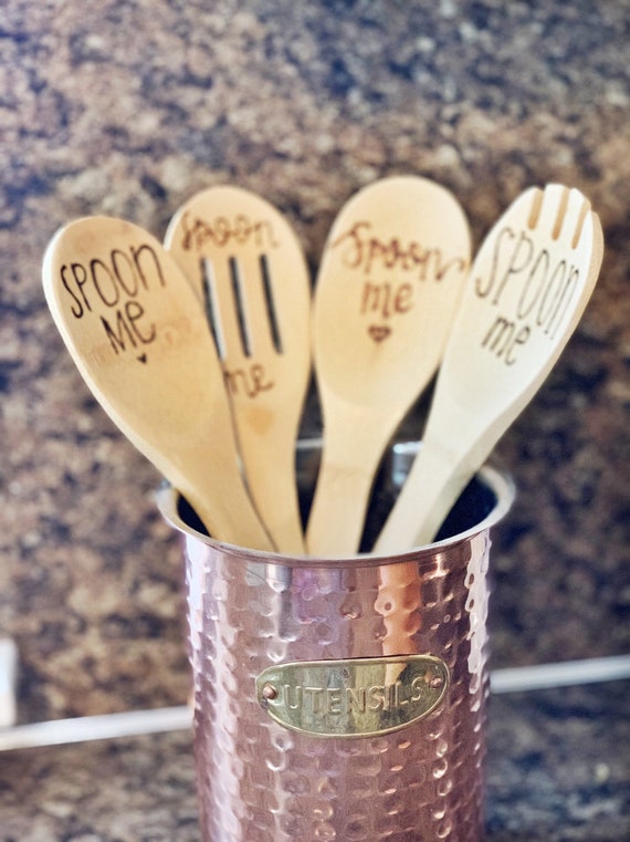 Spoon Me Wooden Kitchen Spoon 3 Pack | Etsy