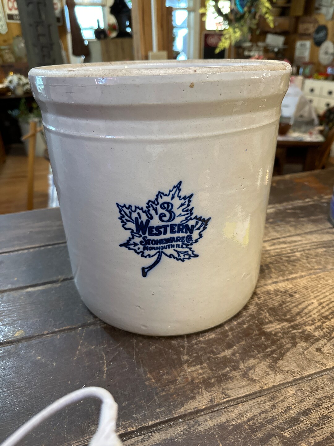 Antique 3 Gallon Pulpit Flowered Western Stoneware Illinois - Etsy