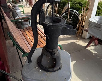Antique W&B Douglas Cast Iron Well Water Pitcher Hand Pump - OFF GRID ...