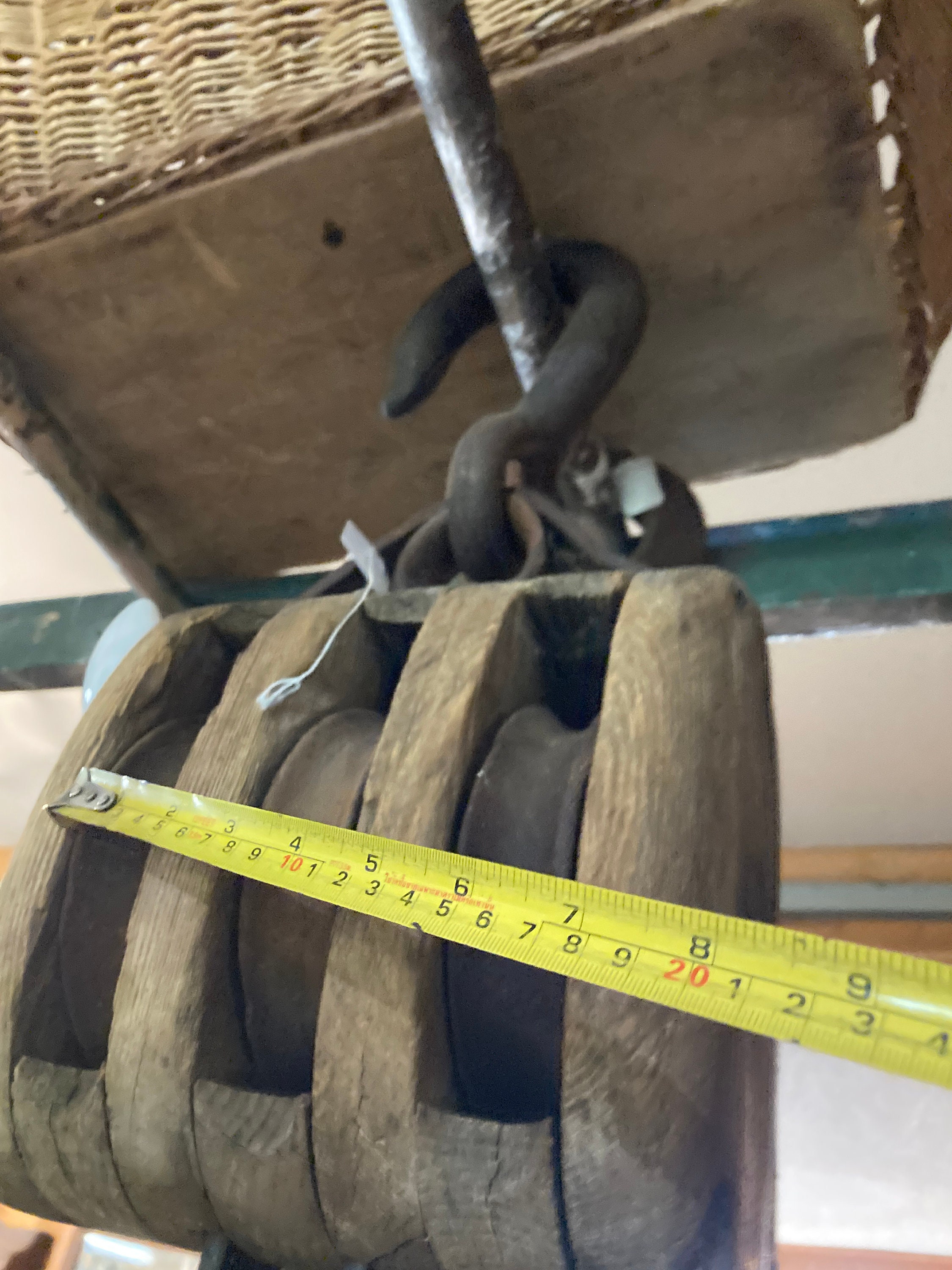 Antique large triple barn pulley | Etsy