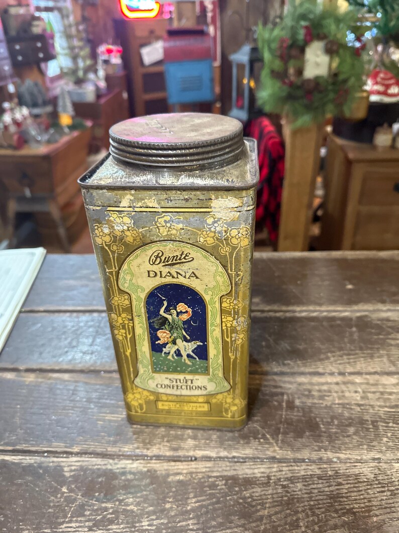 Vintage Older Bunte Diana Candy Tin. - Etsy
