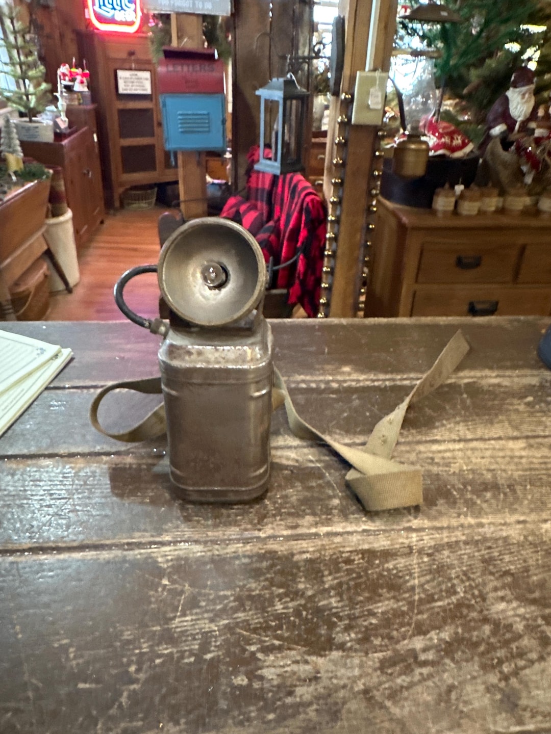 Antique Tin Light or Flashlight. - Etsy