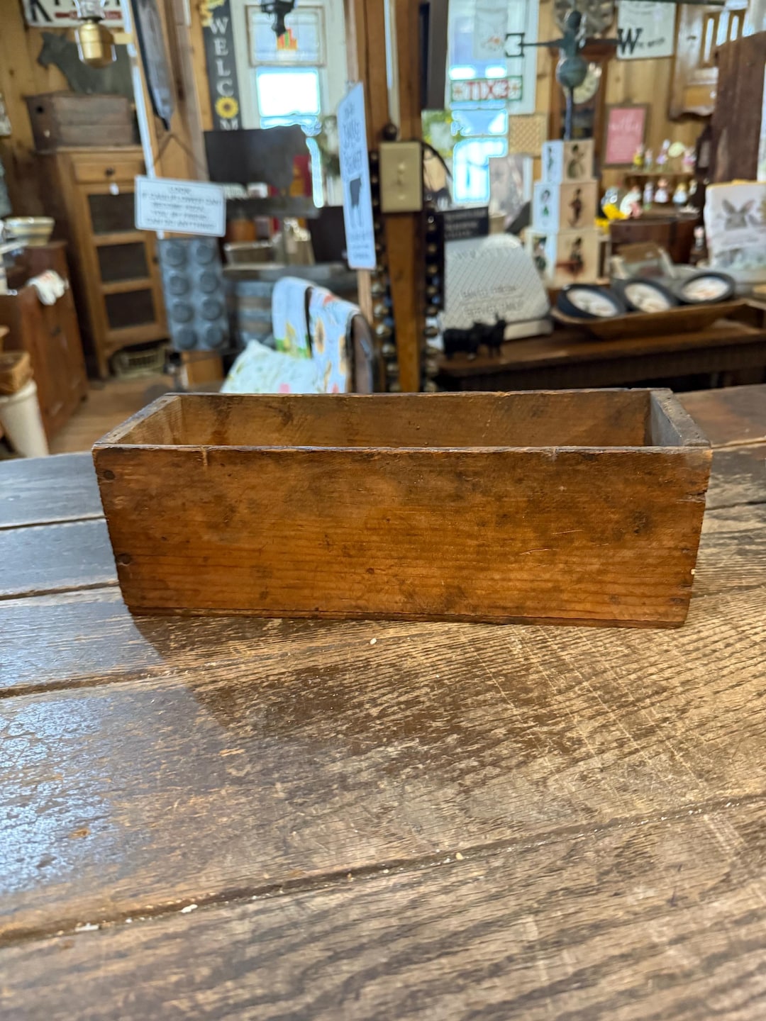 Antique Wooden Cheese Box With a Wooden Handle - Etsy