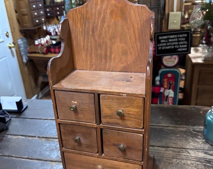 Antique Spice Cabinet - Etsy