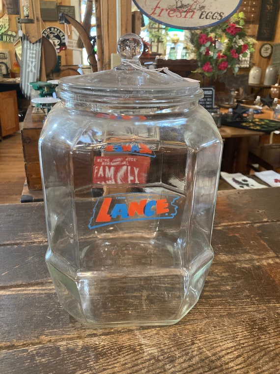 Rare 1930s Lance Cracker Jar Would Have Sat Inside a Large Tin - Etsy