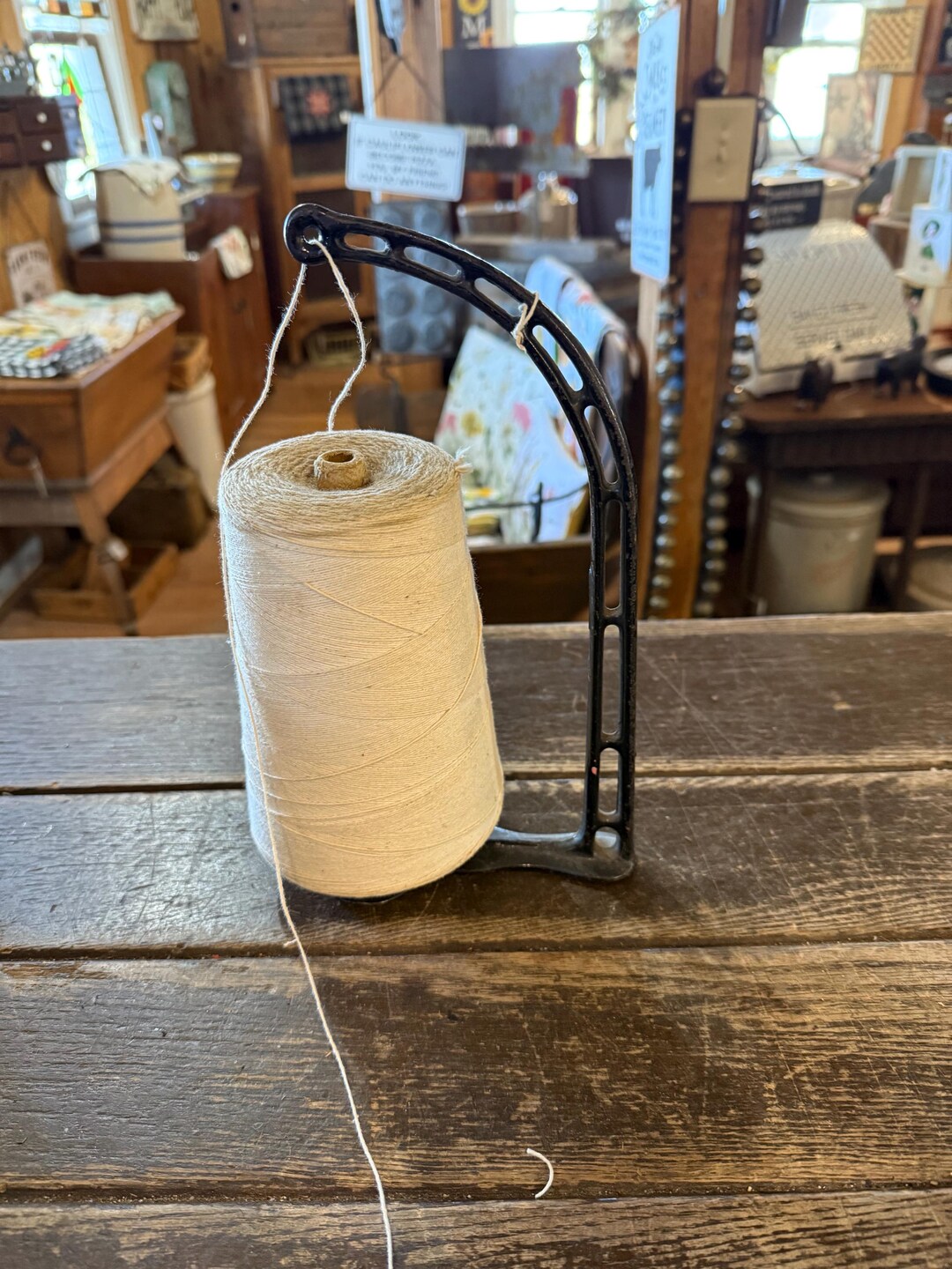 Antique Cast Iron General Store String Holder - Etsy