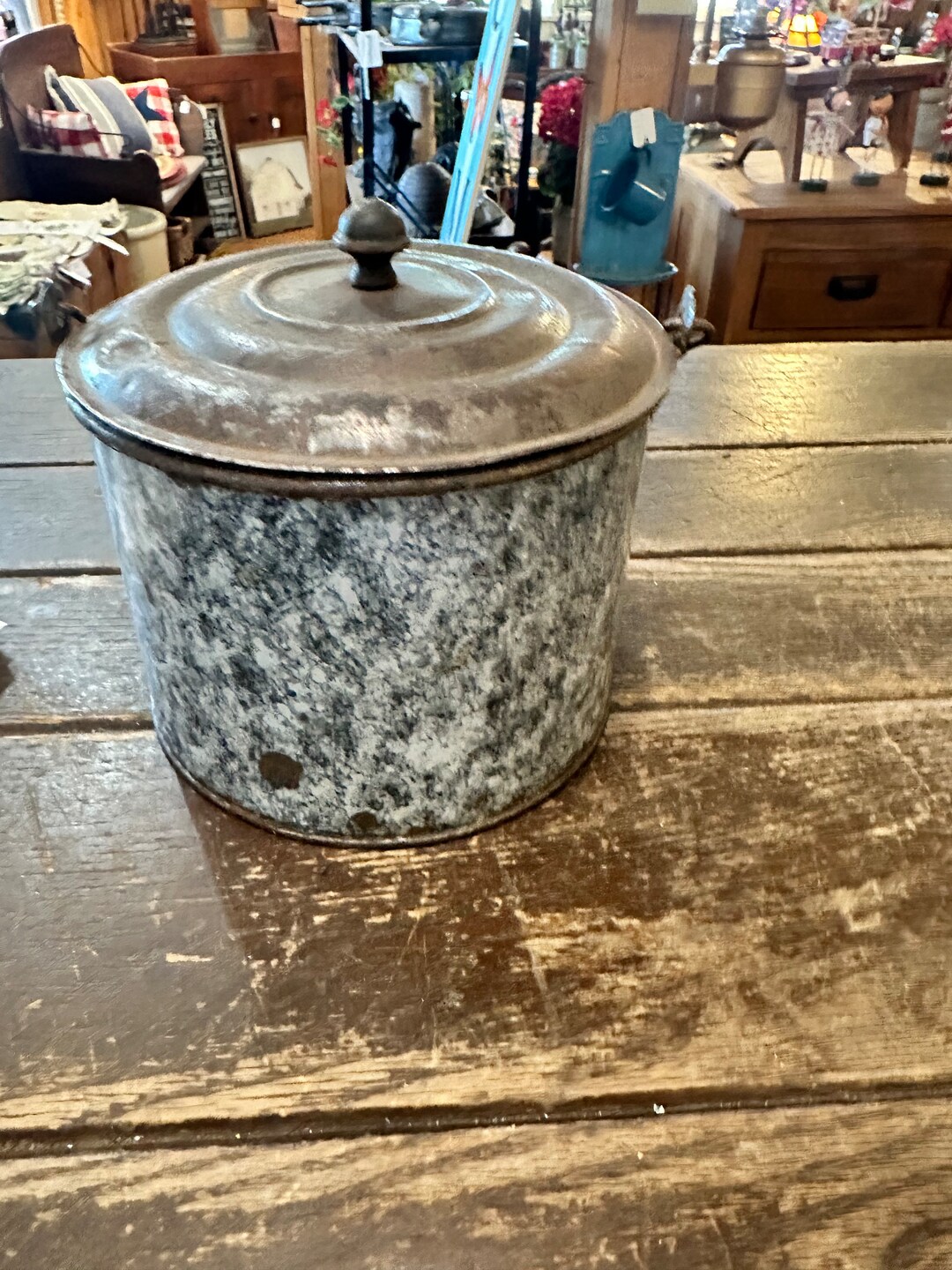 Antique Graniteware Berry Bucket - Etsy