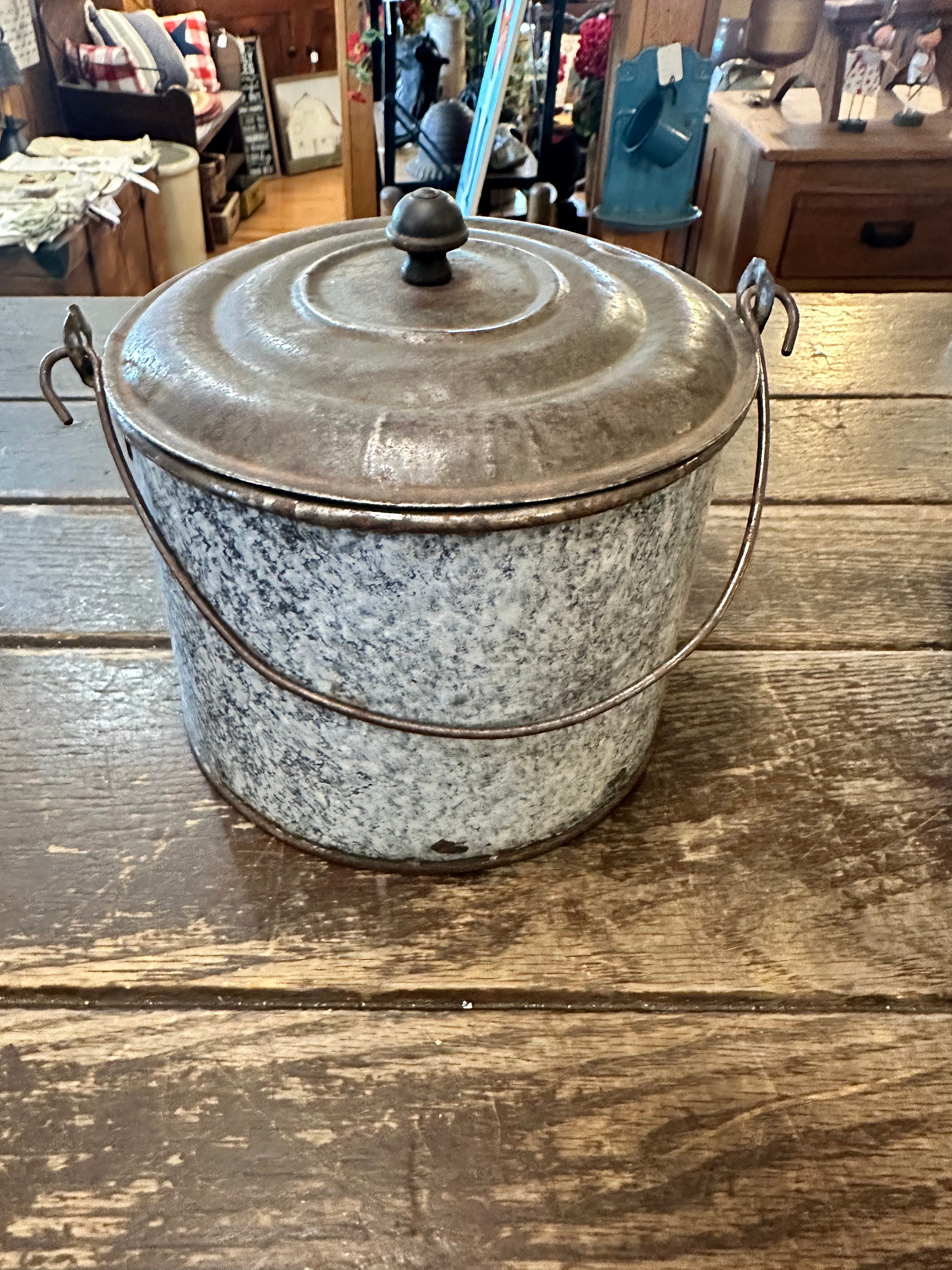 Antique Graniteware Berry Bucket - Etsy