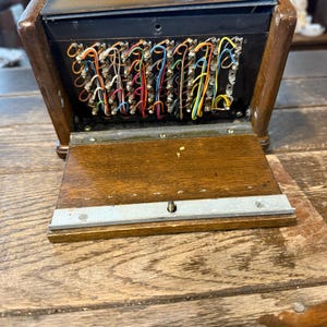 Antique Rare Oak Operator Phone Switch Board - Etsy