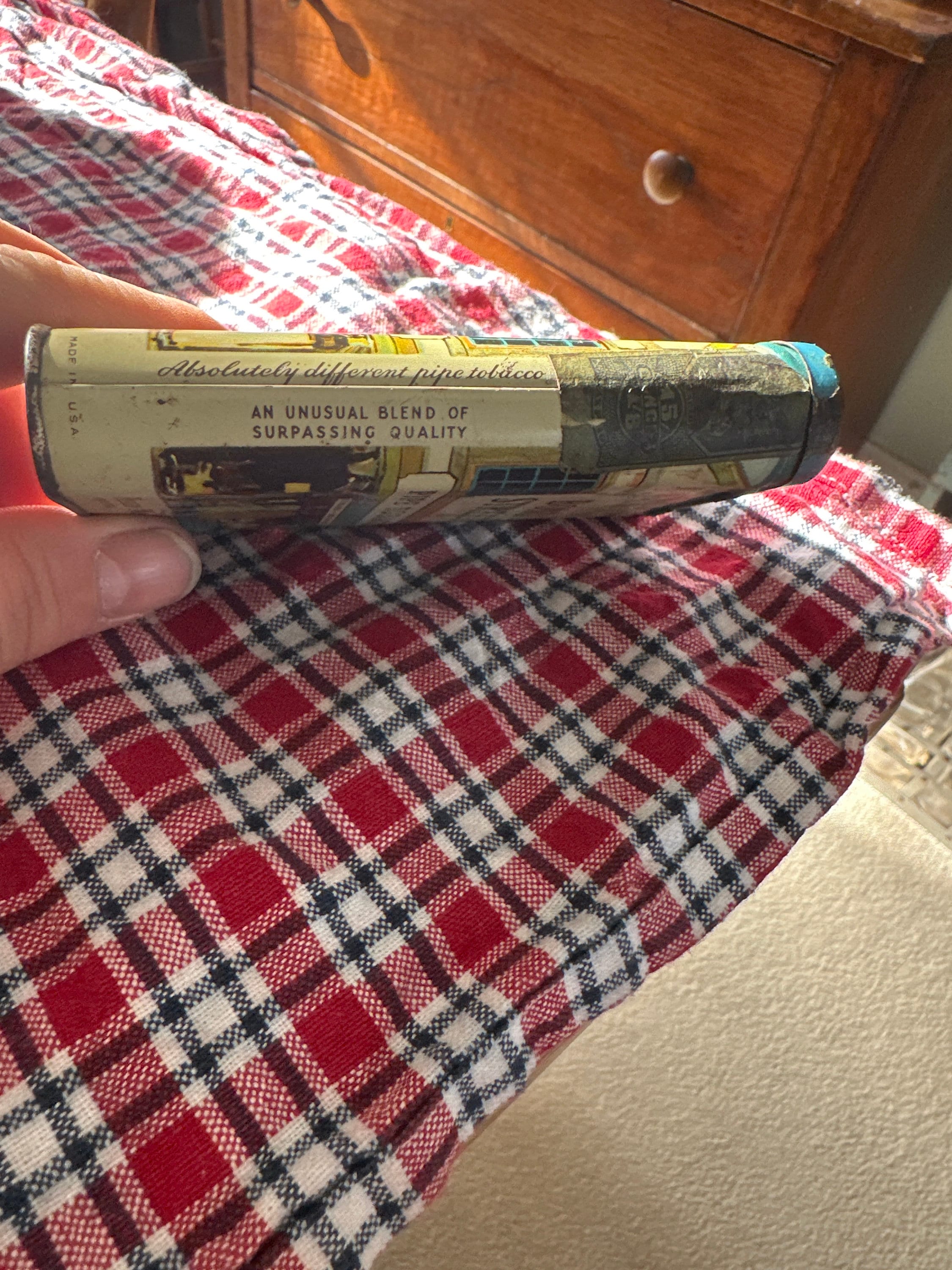 Rare Early Bind Street Pipe Tobacco Advertising Tin by Phillip Morris ...