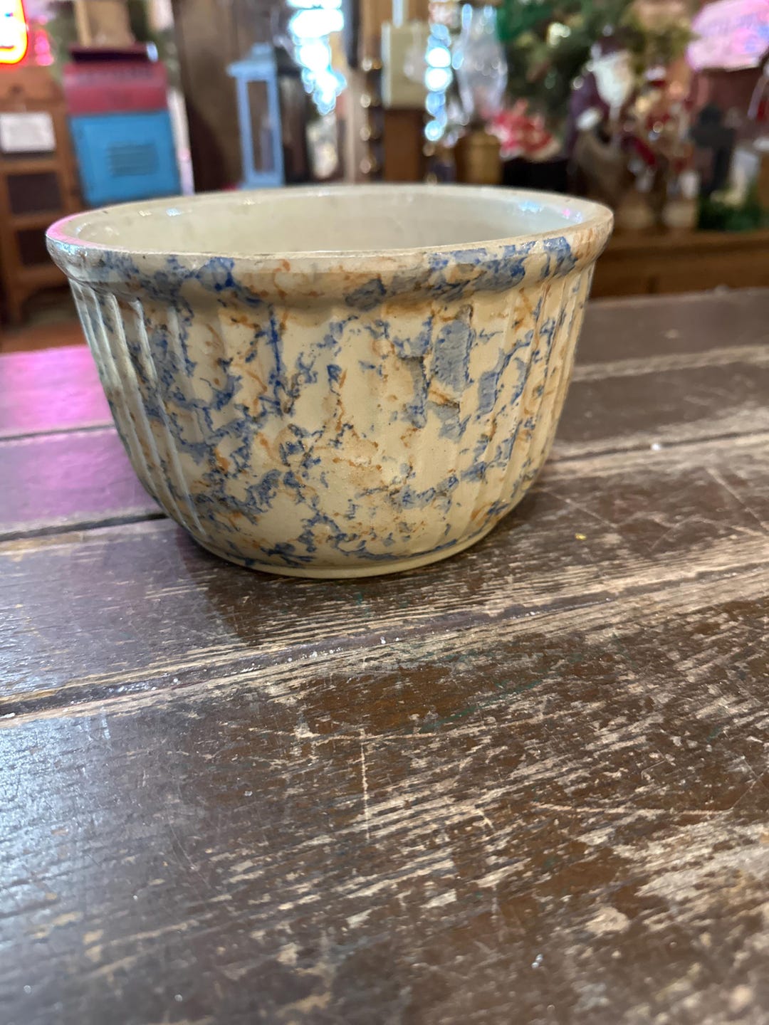 Antique Spatterware Bowl. - Etsy