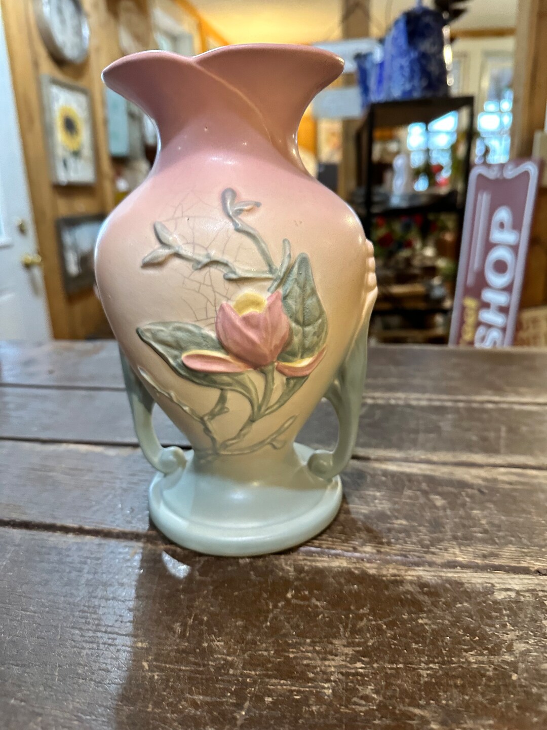 Antique 1930s Hull Pottery Vase - Etsy