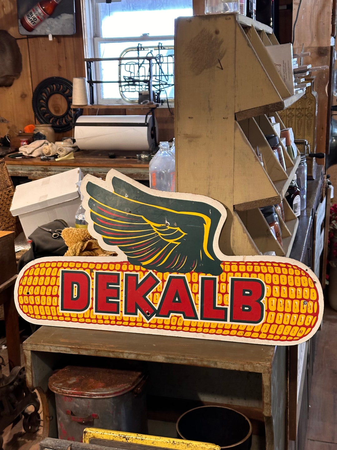 Vintage Hardboard or Fiber Board Original Dekalb Seed Sign - Etsy