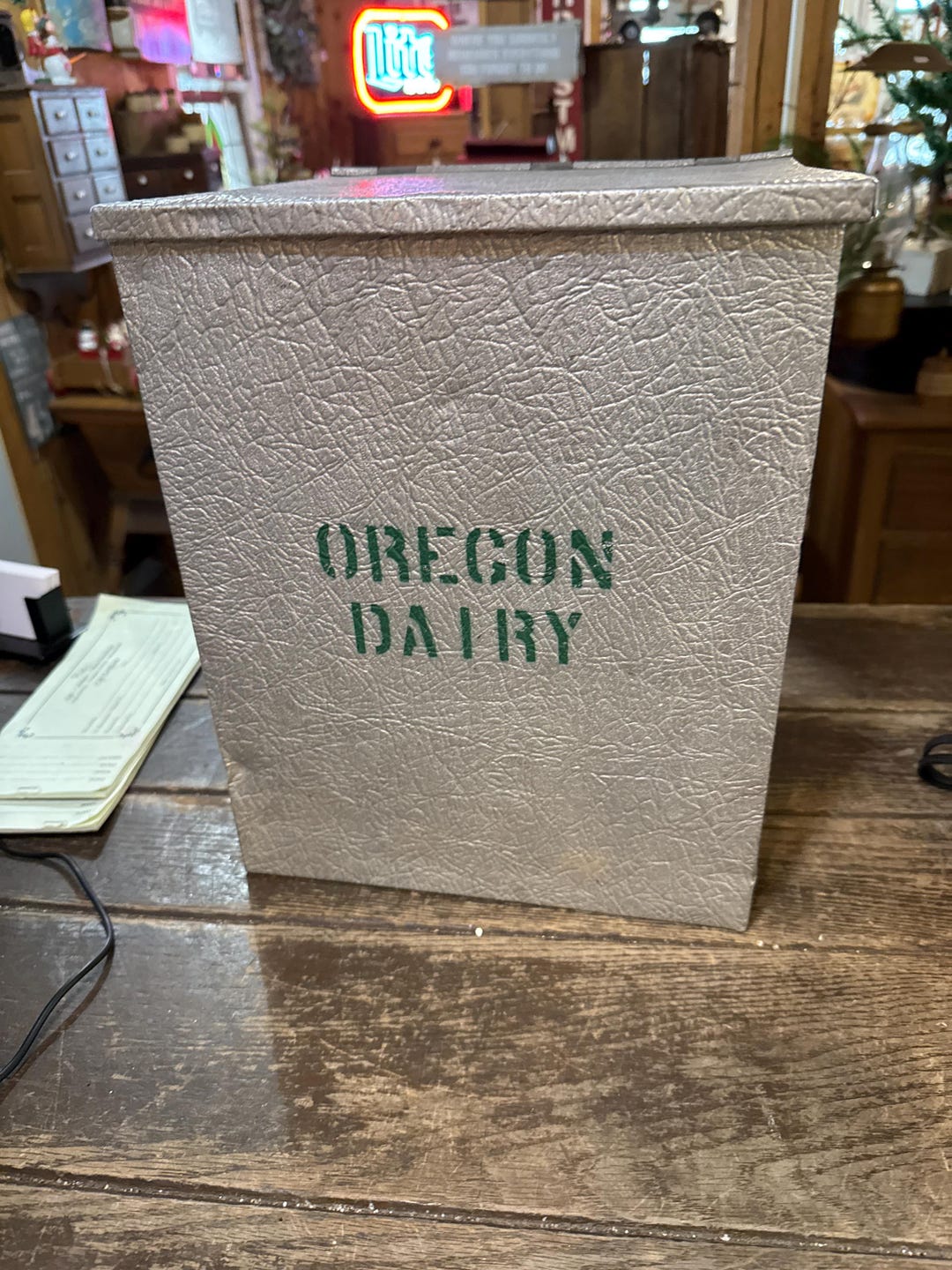 Antique Oregon Dairy Box Made Out Metal or Aluminum. - Etsy