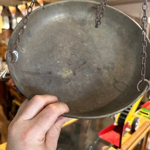 Antique Early Brass General Store Double Pan Scale - Etsy