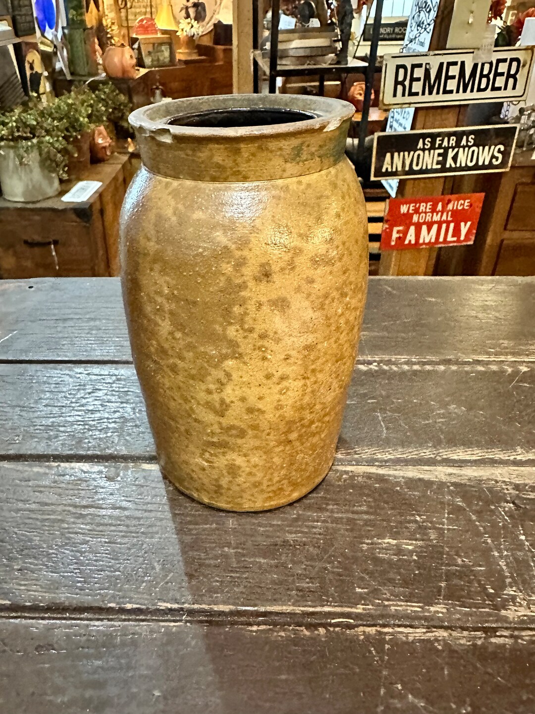 Antique Early Preserve Jug Great Colors - Etsy