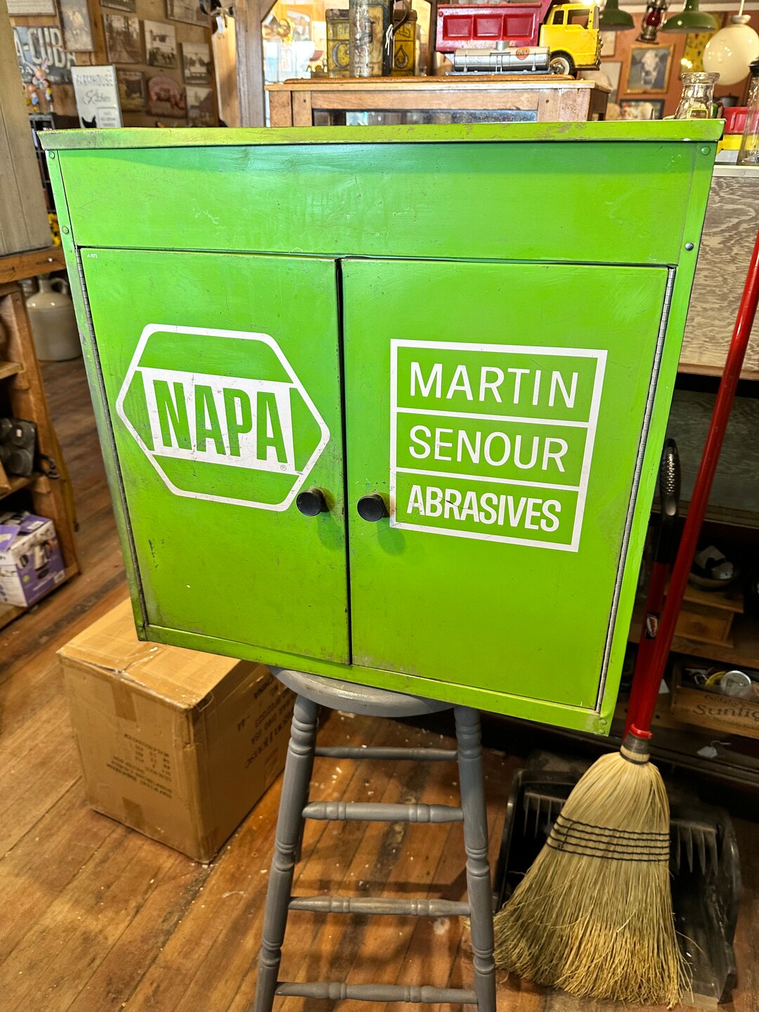 Vintage Heavy Steel Napa Automotive Parts Cabinet - Etsy