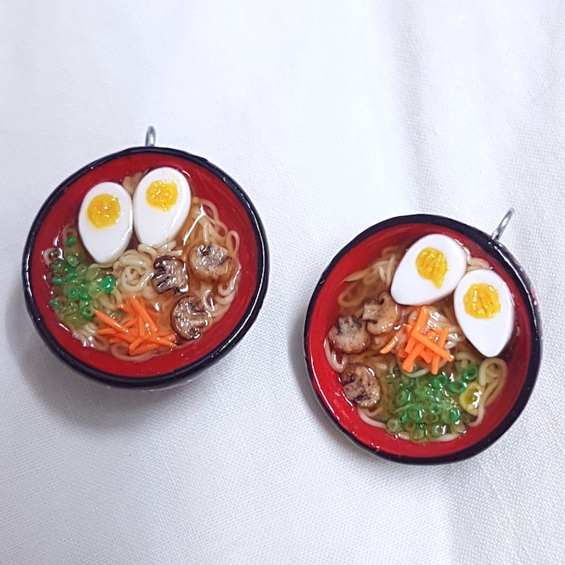 Miniature Ramen food charms polymer clay charms ramen | Etsy