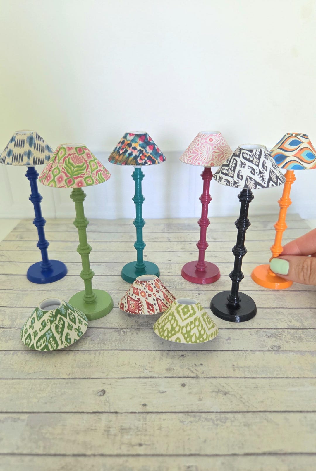 Dolls House Battery Lamp for a Modern 12th Scale Dollshouse. LED ...