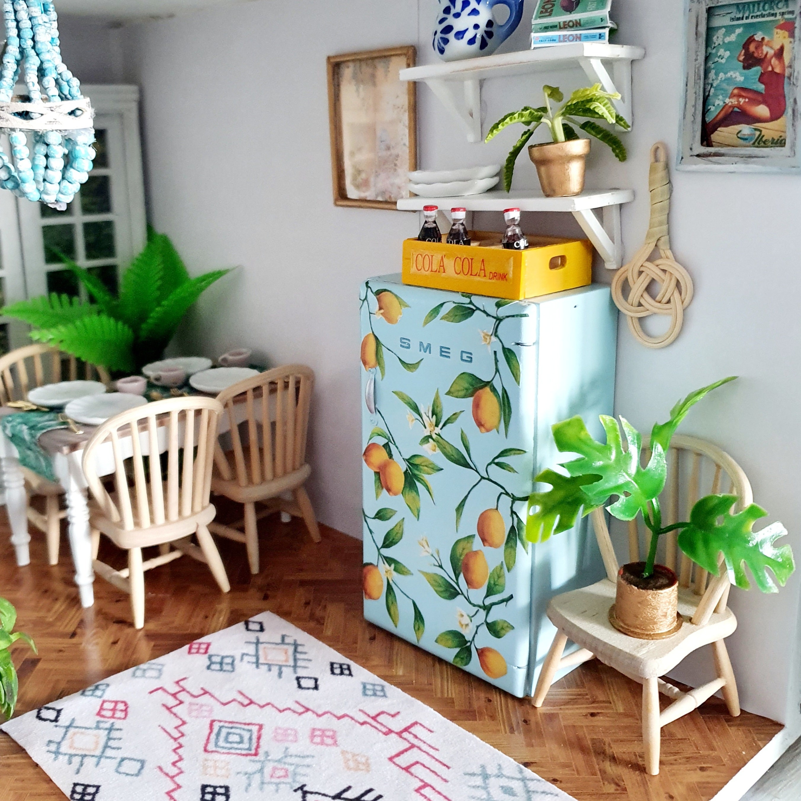 Limited Edition SMEG Lemons Dollhouse Fridge With Lemons on | Etsy UK