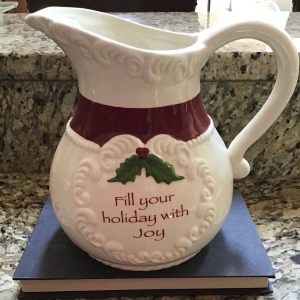 Christmas Pitcher - Etsy