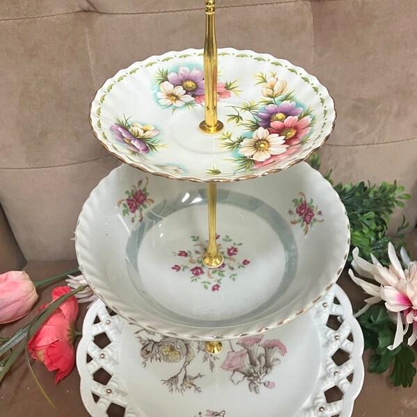 Multi Tier Cake Stand - Etsy