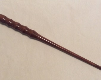Lathe Turned Wand - Etsy