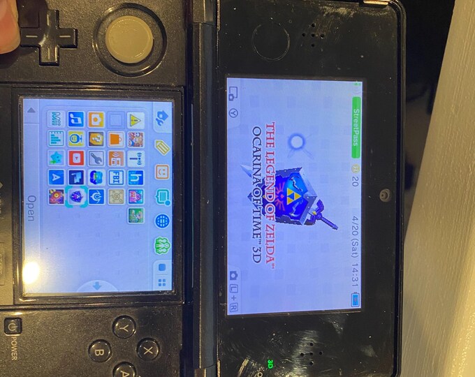 Nintendo Original Vintage 3ds Black - Etsy