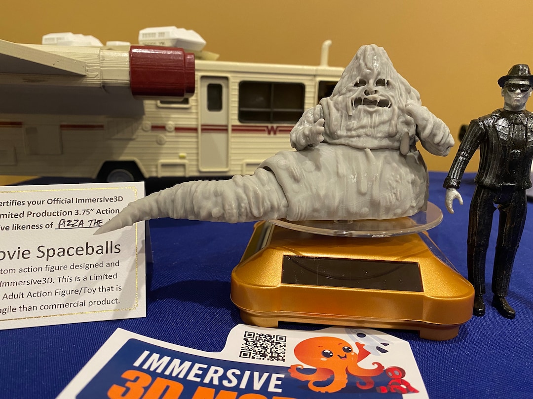 SPACEBALLS Pizza the Hutt Custom Poseable/posable Action Figure 3.75 ...