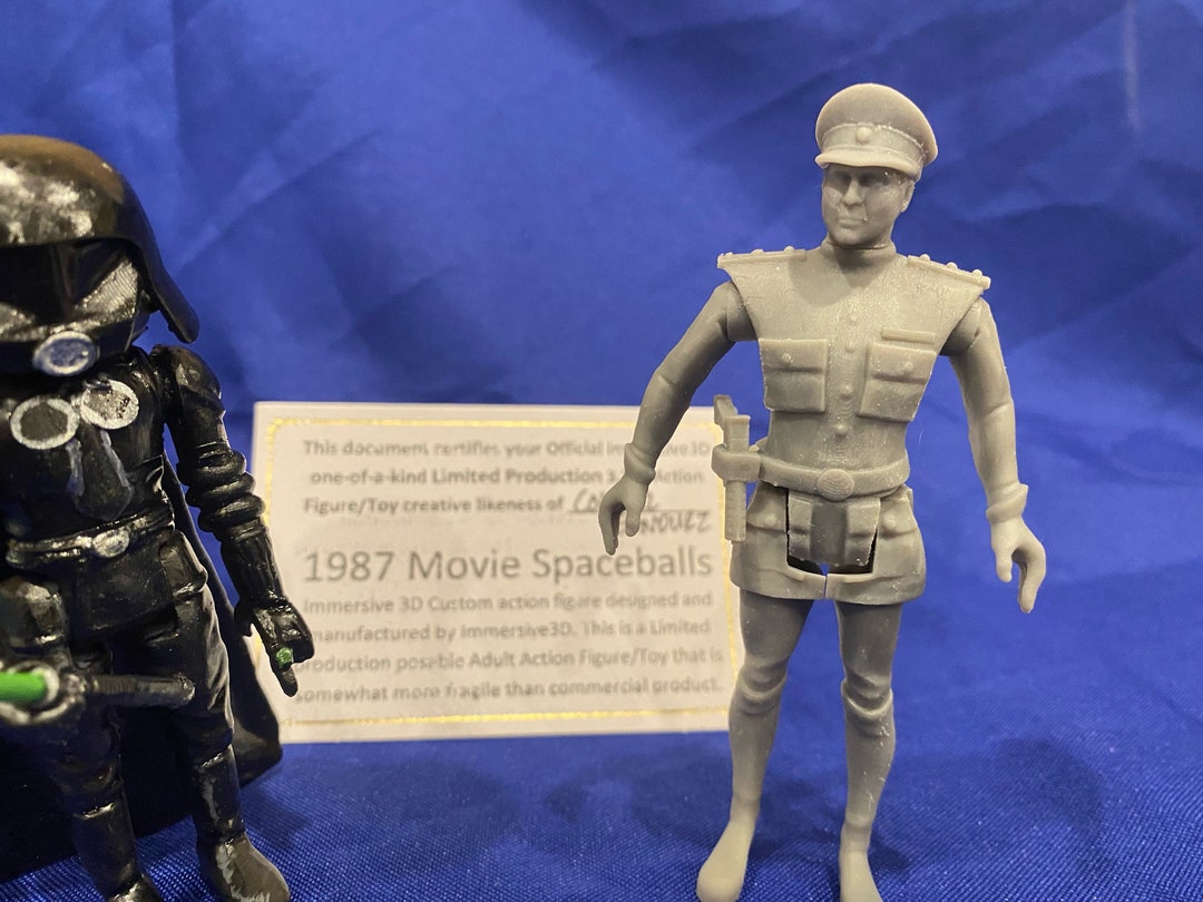 SPACEBALLS COLONEL SANDURZ Custom Poseable/posable Action Figure 3.75 ...