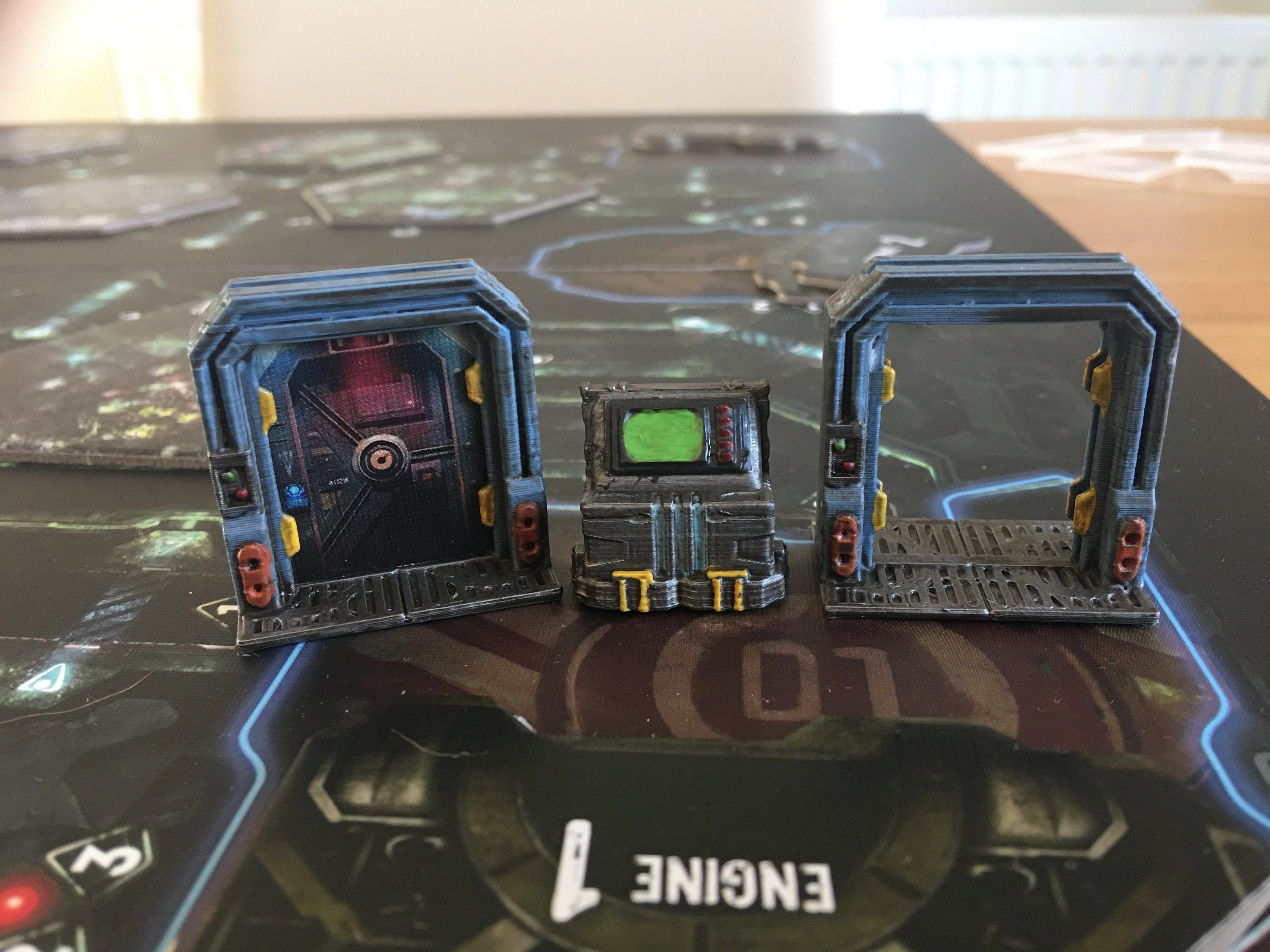 SET of 14 nemesis tokens 7 corpse markers and 7 terminal | Etsy