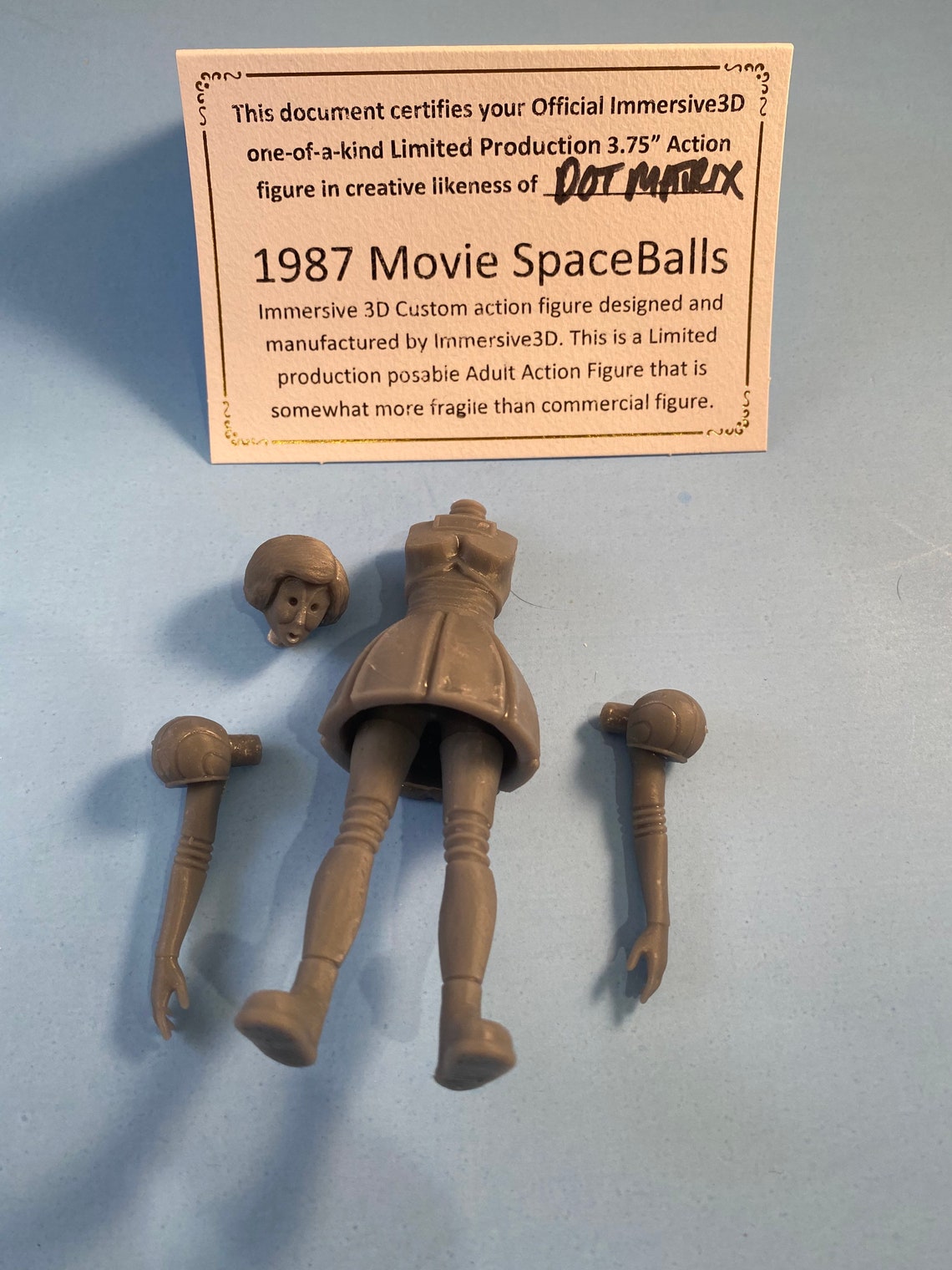 SPACEBALLS Dot Matrix Custom Poseable/posable Action Figure 3.75 ...